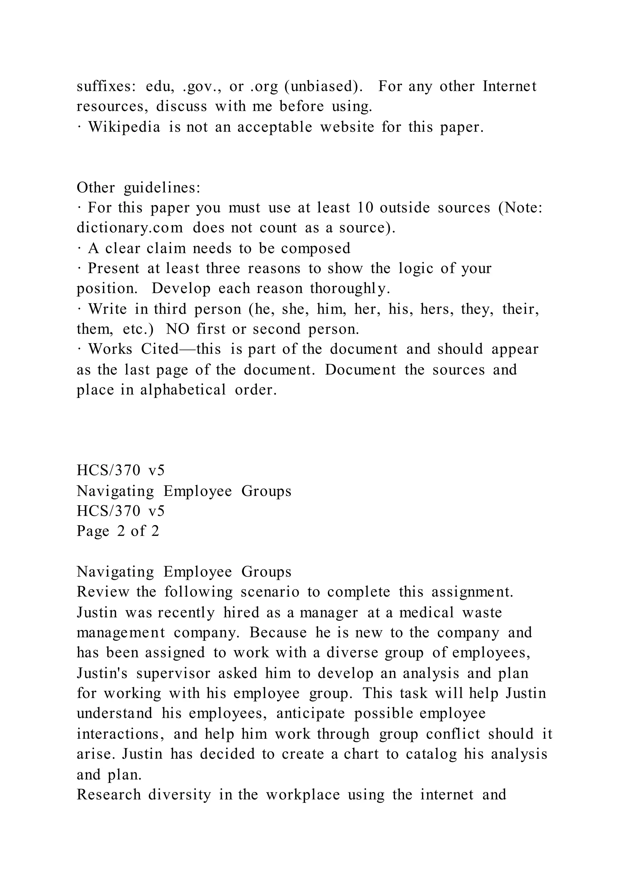 Research paper guidelines late research papers will not be accepted | PDF