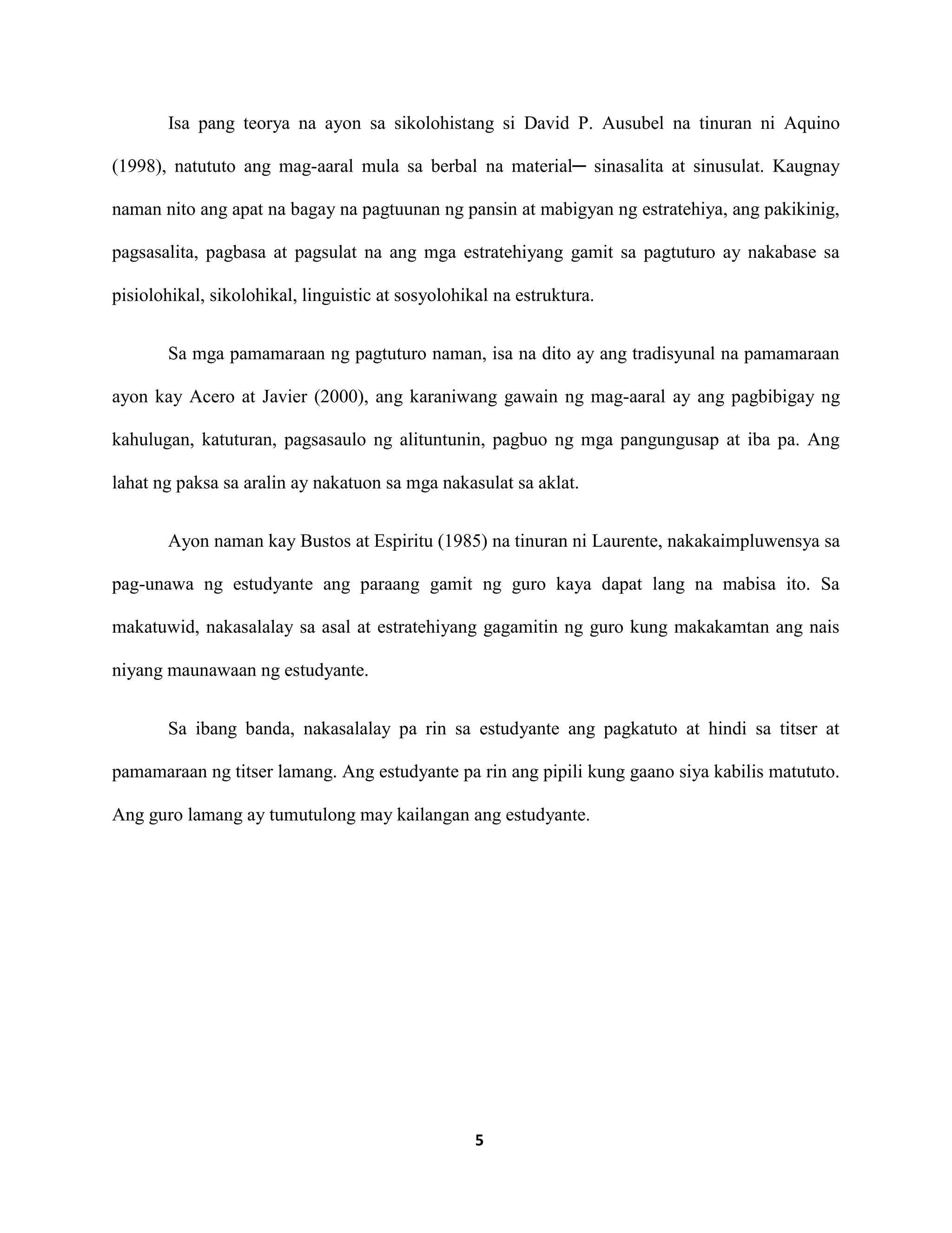 Research paper in filipino | PDF