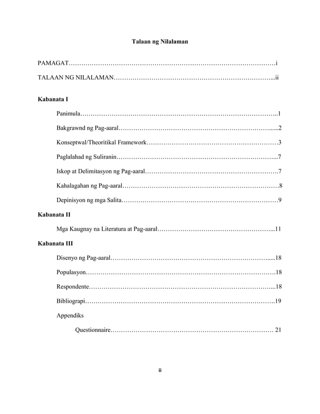 Research paper in filipino | PDF