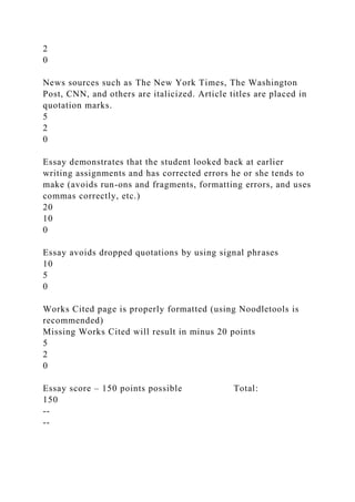 Research Paper Instructions and RubricResearch Paper – 150 point.docx
