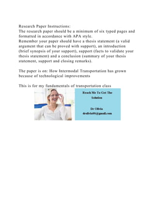 Research Paper InstructionsThe research paper should be a minimum.docx