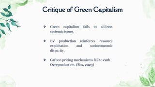 Research Paper (Marxism and Environmentalism- Capitalism's Role in ...
