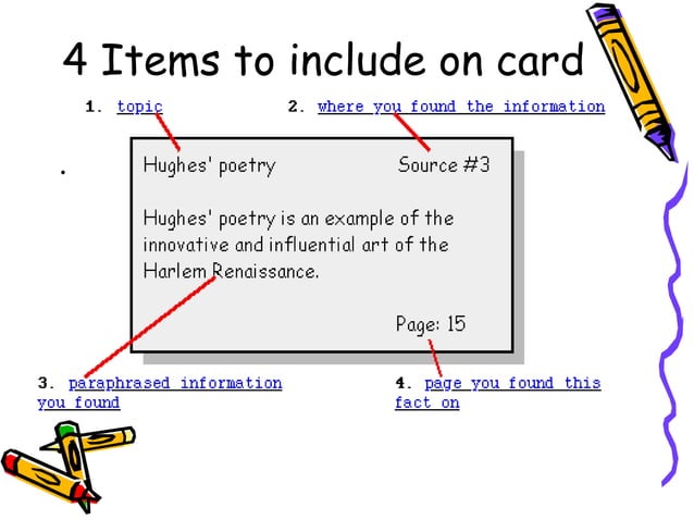 Research Paper Note Cards | PPT