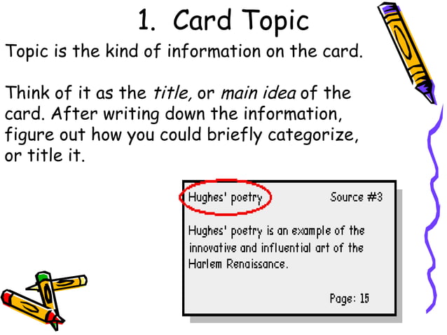 Research Paper Note Cards | PPT