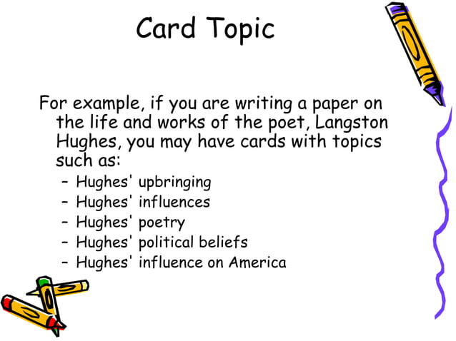 Research Paper Note Cards | PPT