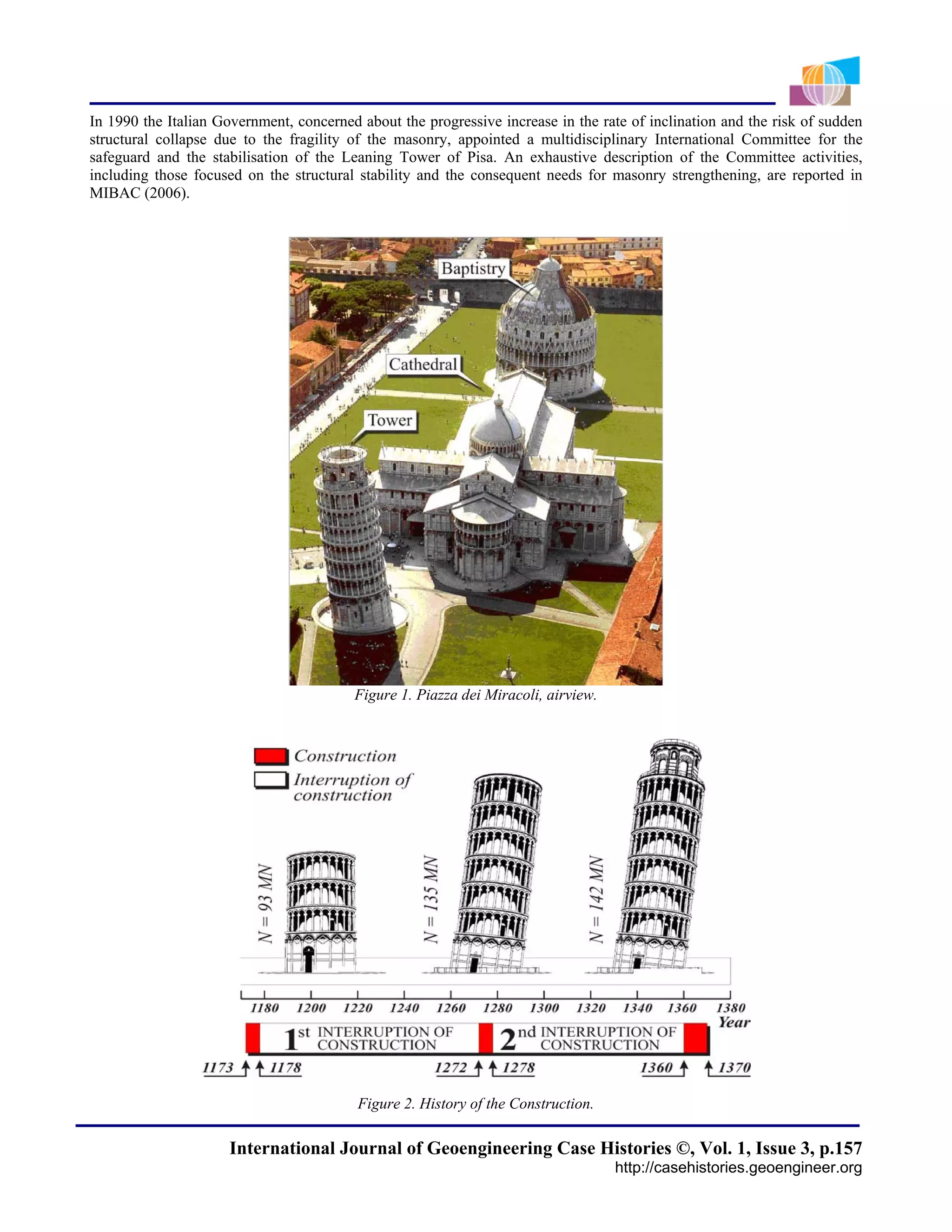 Research paper of leaning tower of pisa | PDF