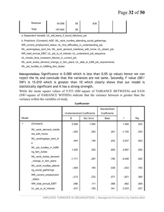 Research paper on Employee turnover in organizations | PDF