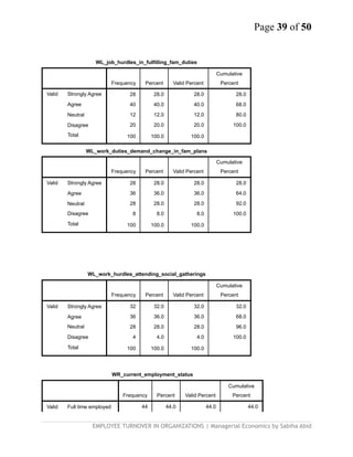 Research paper on Employee turnover in organizations | PDF
