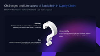 Blockchain Technology in Supply Chain Management: Enhancing ...