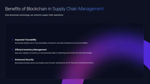 Blockchain Technology in Supply Chain Management: Enhancing ...