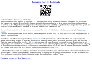Research Paper On Conformity | PDF