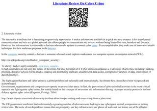 Research Paper On Cybercrime | PDF