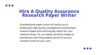 Research Paper on Quality Assurance - PPT.pptx
