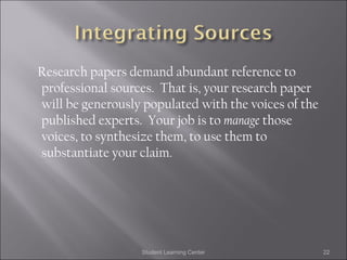Research paper powerpoint | PPT