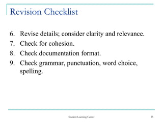 Research Paper Writing Process | PPT