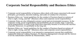The Relationship Between Corporate Ethics in Determining the Morality ...