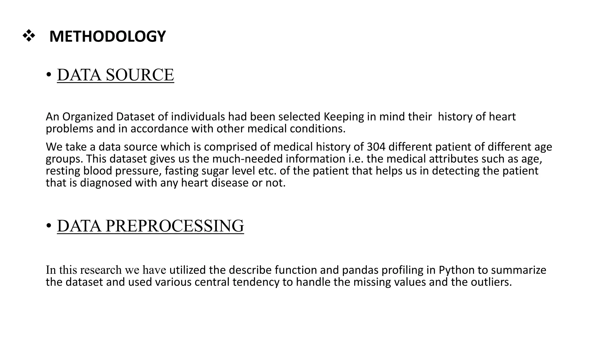 Heart Disease Prediction Using Machine Learning Algorithm Ppt
