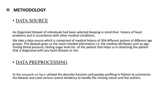 Heart Disease Prediction Using Machine Learning Algorithm Ppt