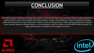 Intel Vs AMD!! Which is the best? | PPT