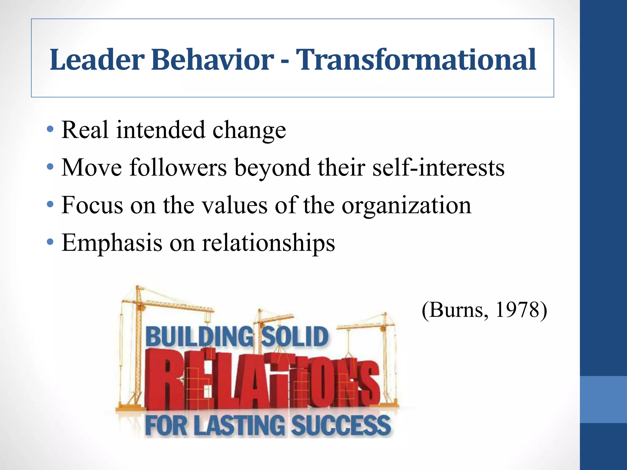 Organizational Commitment and Leader Behavior | PPTX