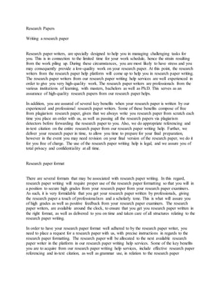 Research papers | PDF