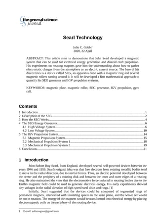 Searl Technology | PDF