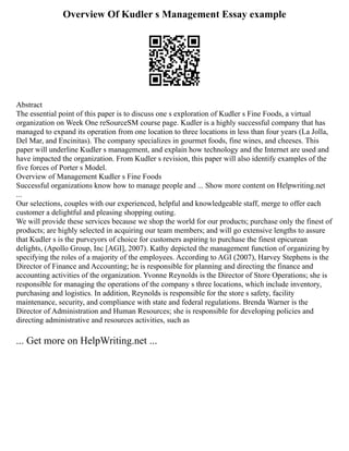 Research Paper Topic Statement Example - 25 T | PDF
