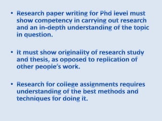 Essay Help: Research paper writing | PPT