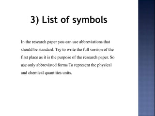 Research paper writing | PPT