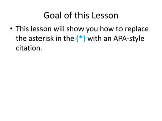 Research Paper Writing - Citation & Referencing Quicktips | PPSX ...