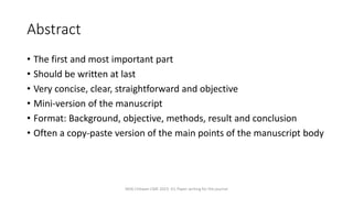 Research Paper writing for the clinician Part III.pptx
