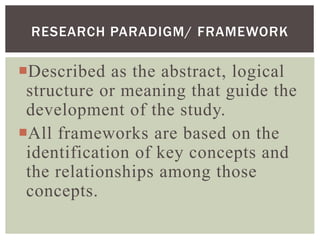 Research paradigm | PPTX
