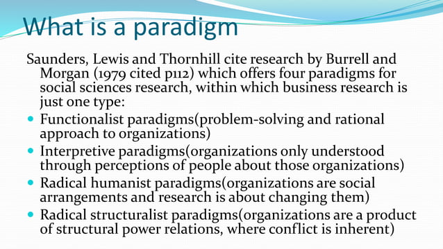Research paradigms | PPTX | Science