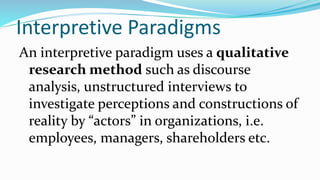 Research paradigms | PPTX