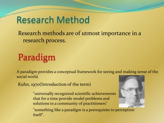 Research paradigms in education | PPTX