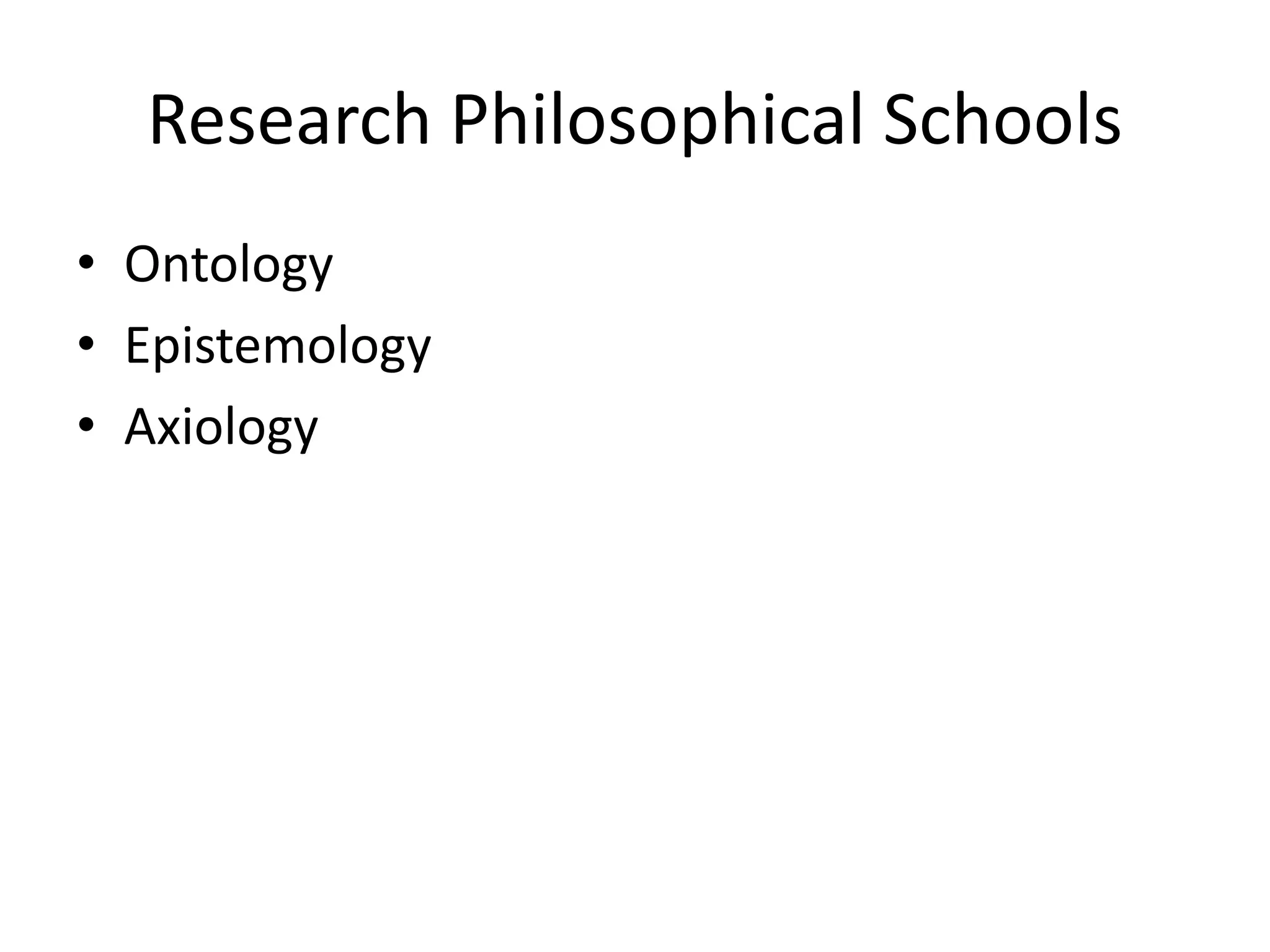 Research philosophy | PPTX