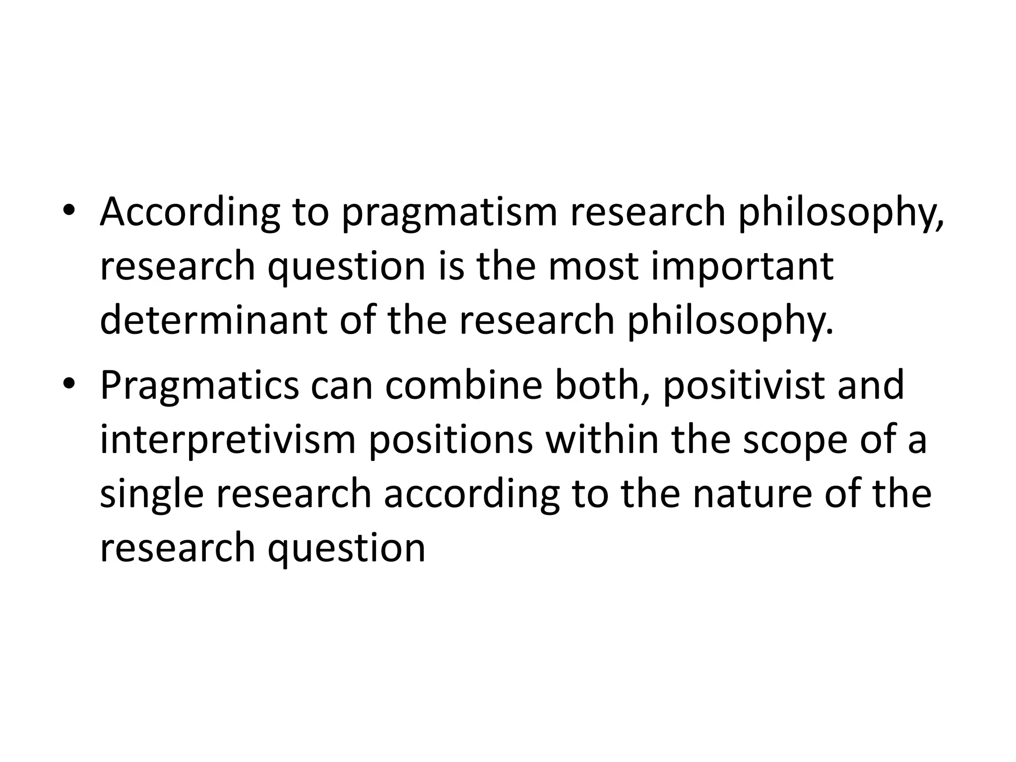 Research philosophy | PPTX