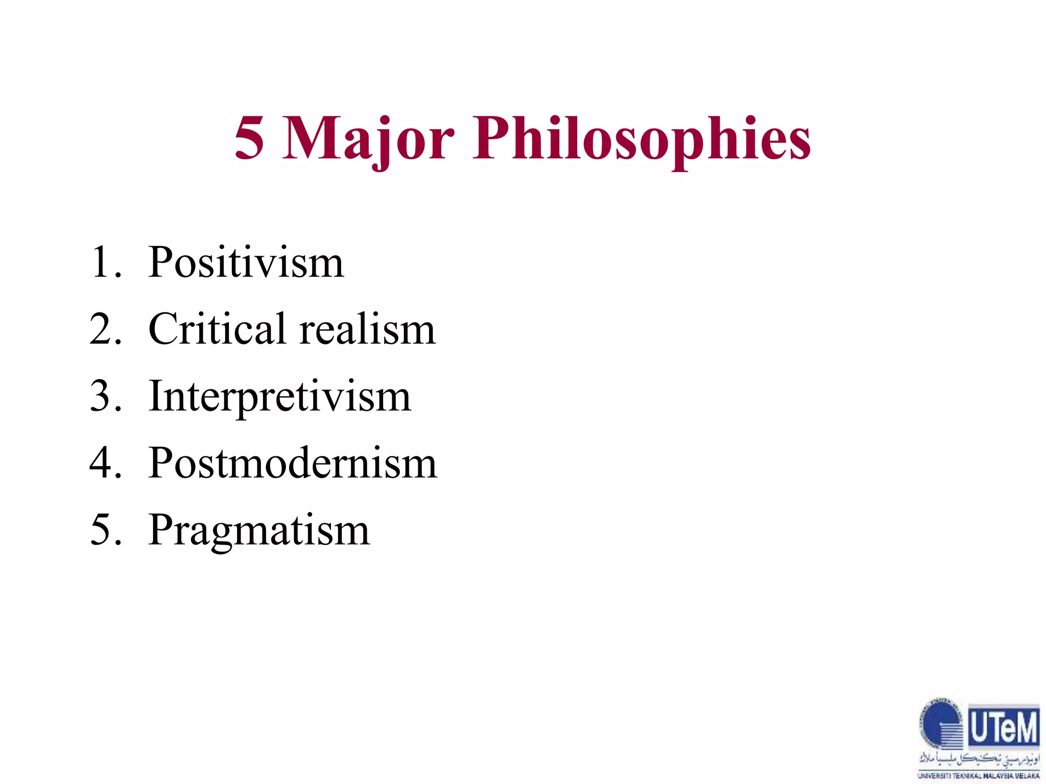 Research Philosophy | PPT