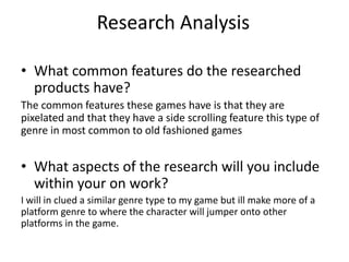 Project 4 Research pixel game | PPT