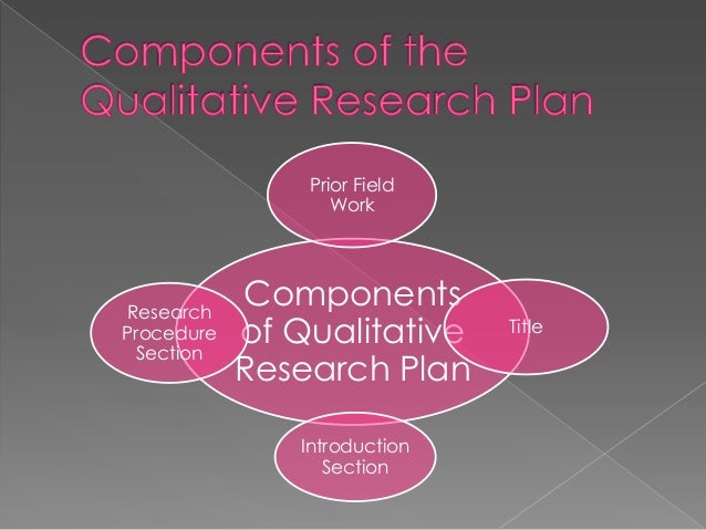 Research plan