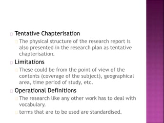 Research plan final | PPT