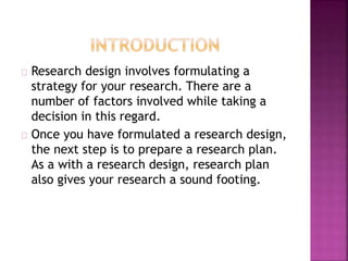 Research plan final | PPT