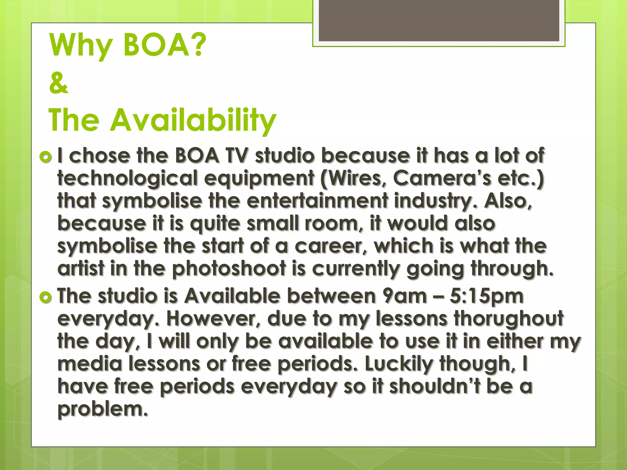 Research & planning - Recce | PPT