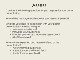 Research Poster Creation | PPTX