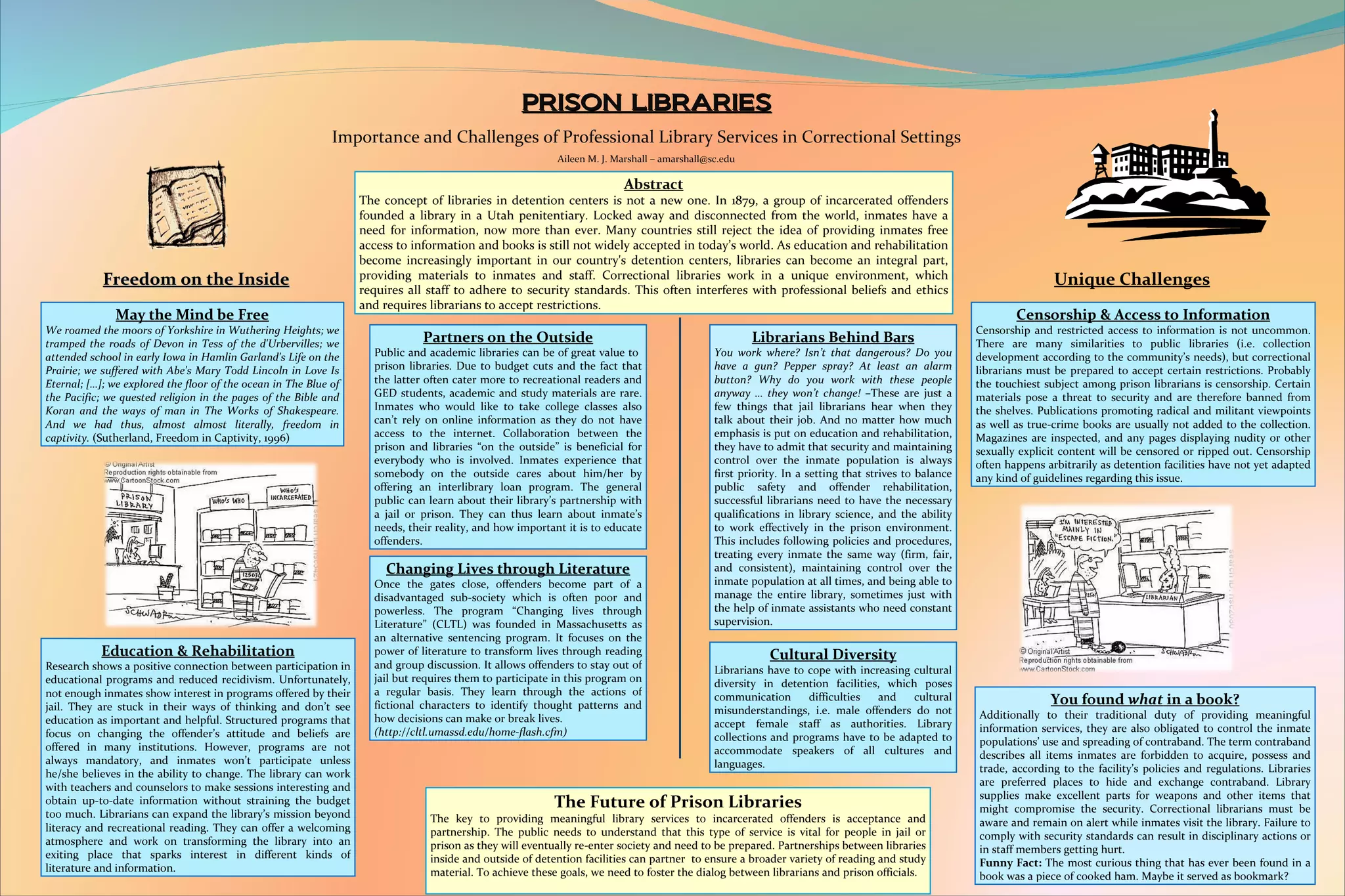 Research Poster: Librarians in Correctional Settings | PPT