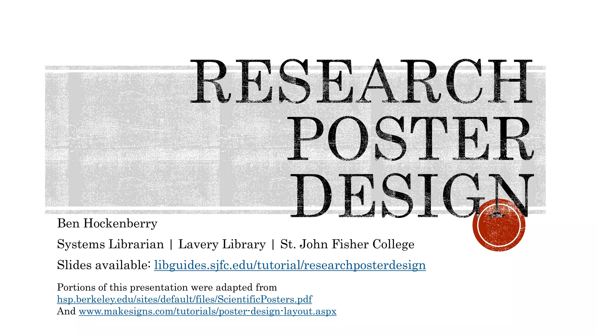 Research poster design | PDF
