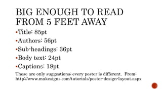 Research poster design | PDF