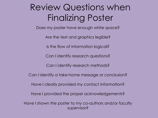 Research Poster Design | PPT