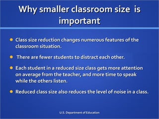 Research powerpoint - Class Size | PPT