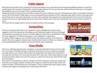 Film Music Research | PPTX